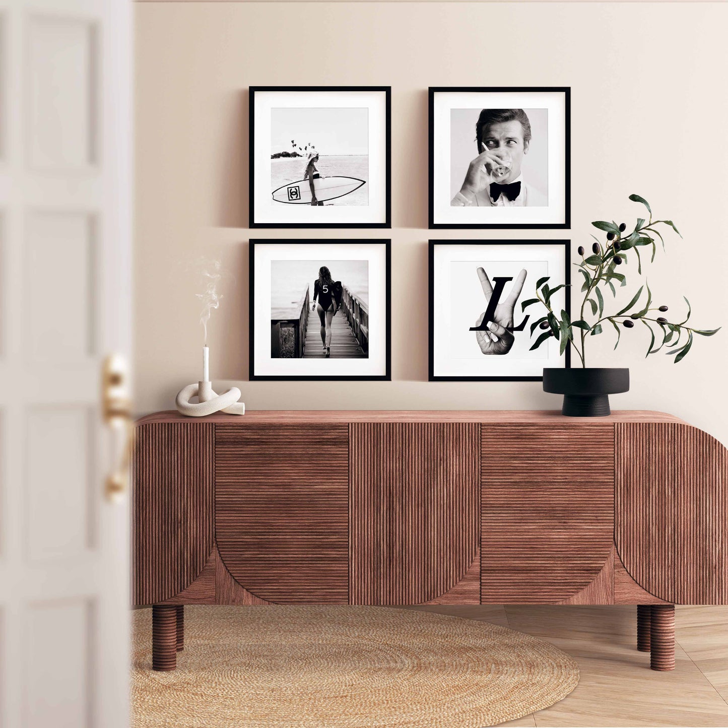 Chanel N0 5 Gisele Bundchen Poster, XL Art, Square Print, Digital – Arteve Gallery