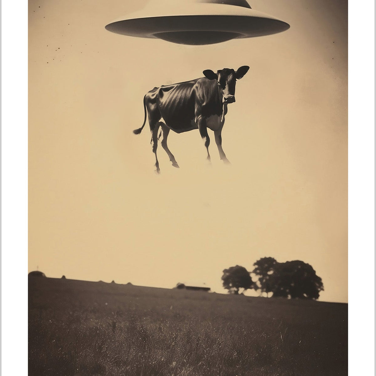 alien abduction cow